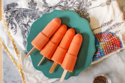 Thai Iced Tea Popsicles, creamy ice pops - Blossom to Stem