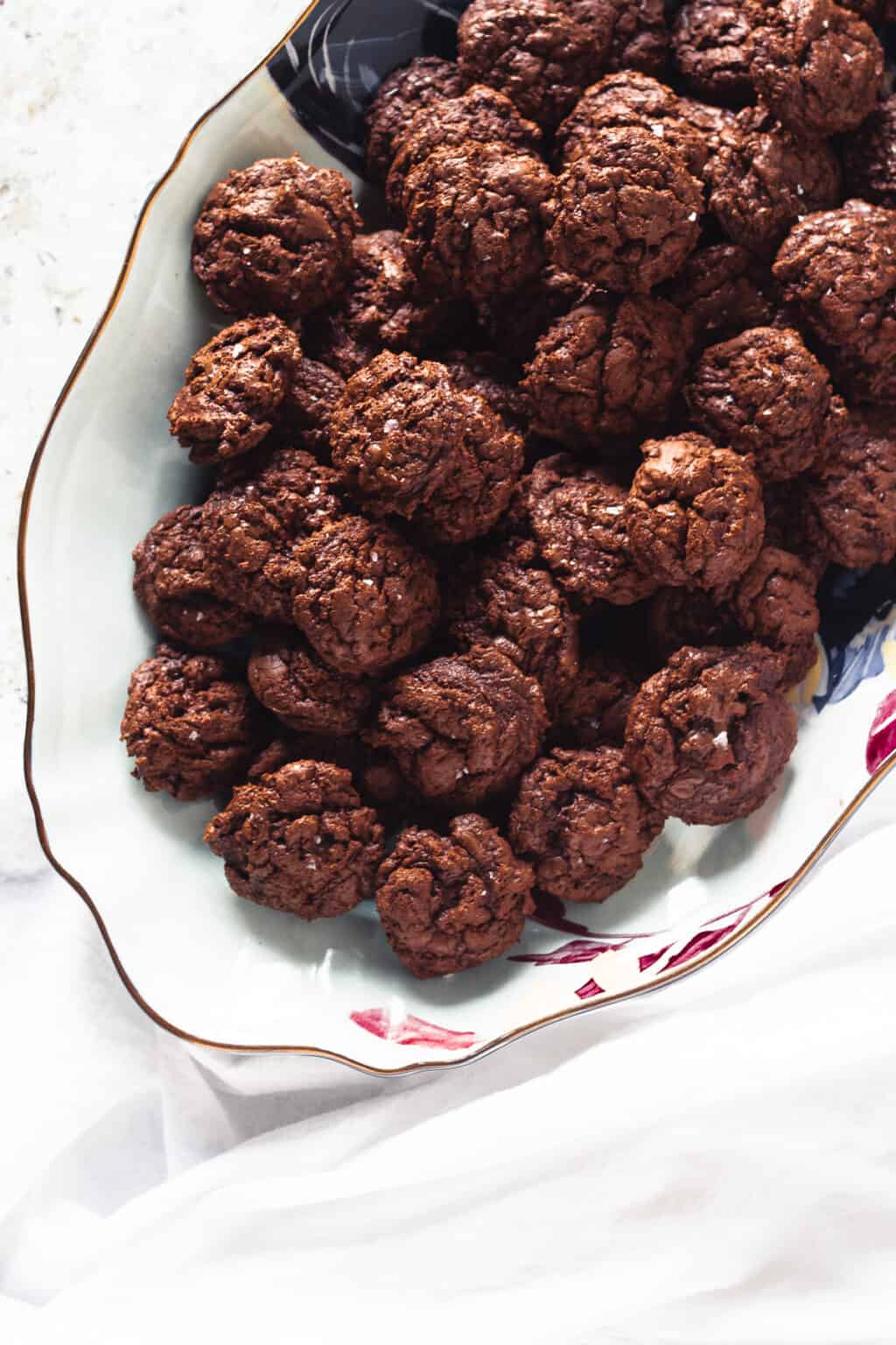 Salted Chocolate Rye Cookies - Blossom to Stem