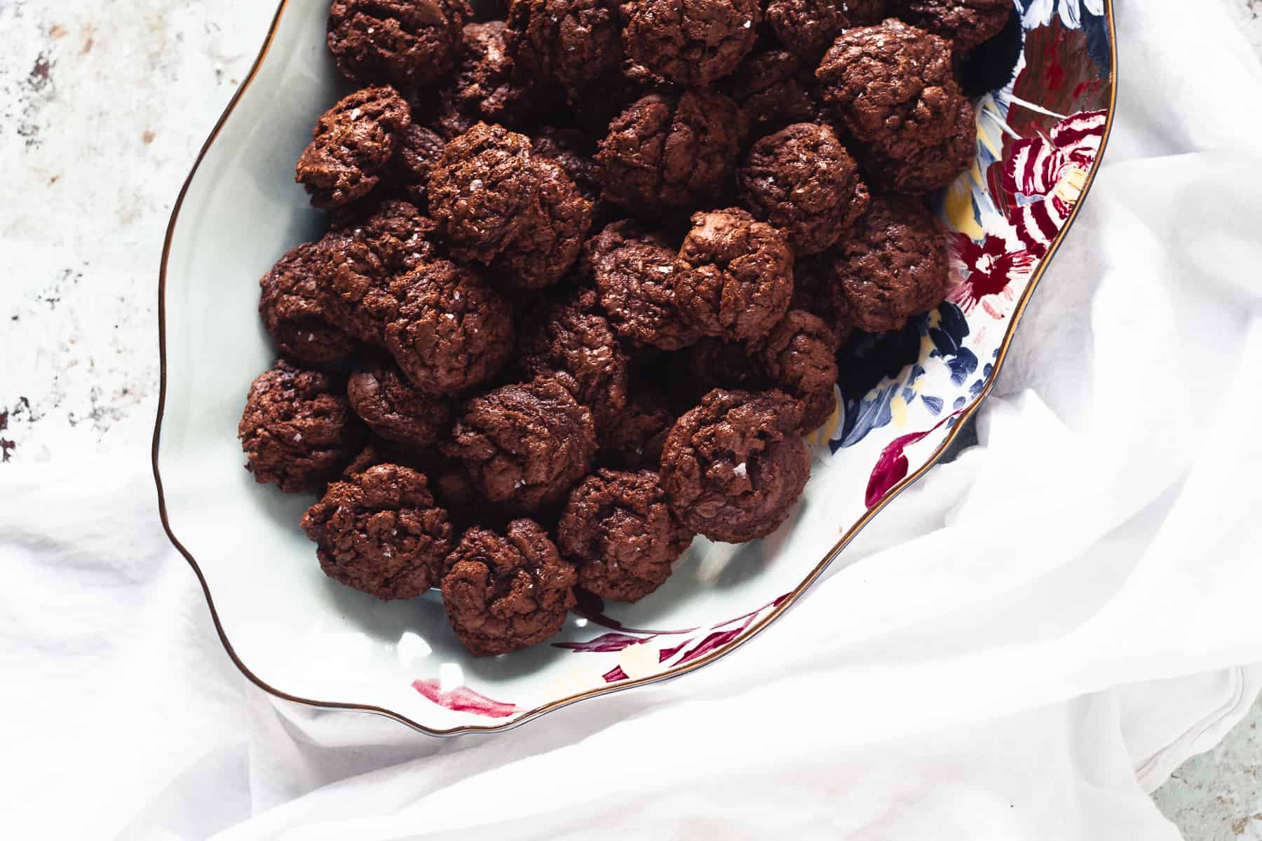 Salted Chocolate Rye Cookies - Blossom to Stem