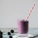 Blackberry Milkshakes, perfectly simple | Blossom to Stem