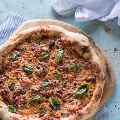 Roasted Mushroom Pizza, caramelized goodness - Blossom to Stem