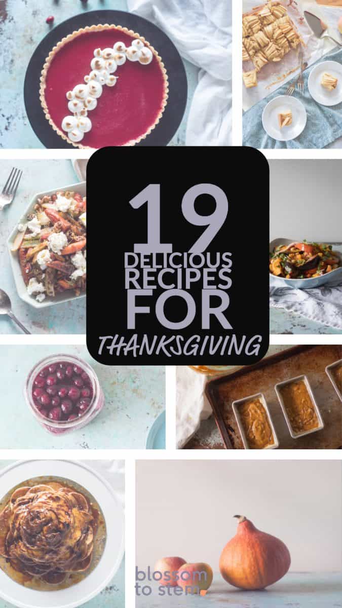 19 Delicious Recipes for Thanksgiving | Blossom to Stem