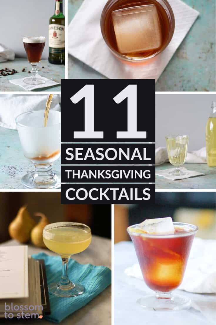 Thanksgiving Cocktails for your Dranksgiving - Blossom to Stem