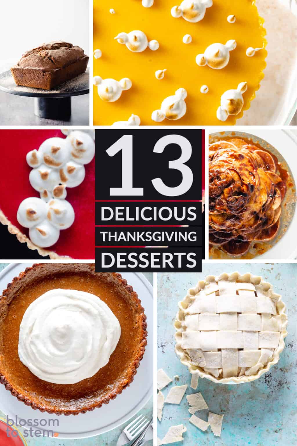 13 Thanksgiving Desserts - Blossom to Stem